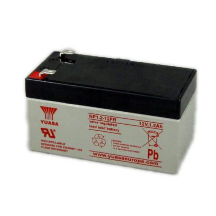 NP1.2-12FR Yuasa Lead Acid Battery 12V, 1.2Ah
