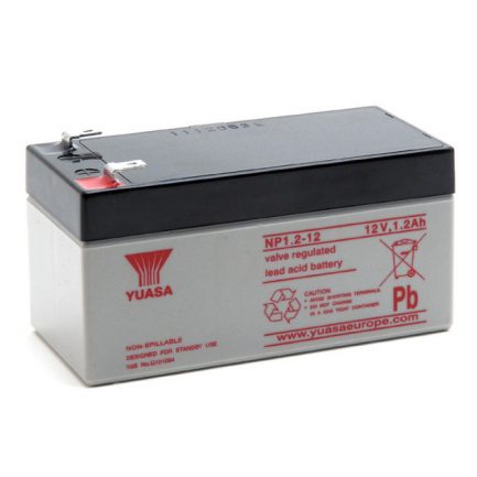 NP1.2-12 YUASA Lead Acid Battery 12V, 1.2Ah